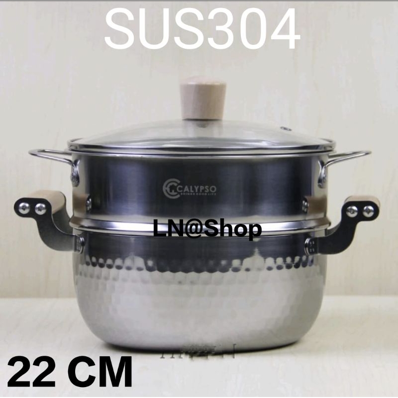 Calypso Korean Steamer Pot Korean Tiered Boiling Pot with 20-22cm ...