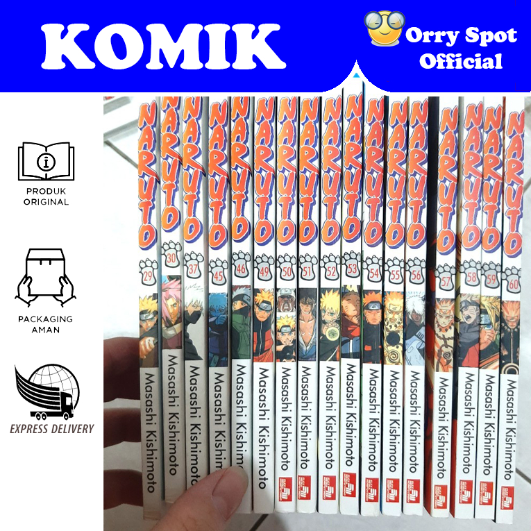 Comic NARUTO ORIGINAL VOLUME Full Tag/Retail | Shopee Philippines