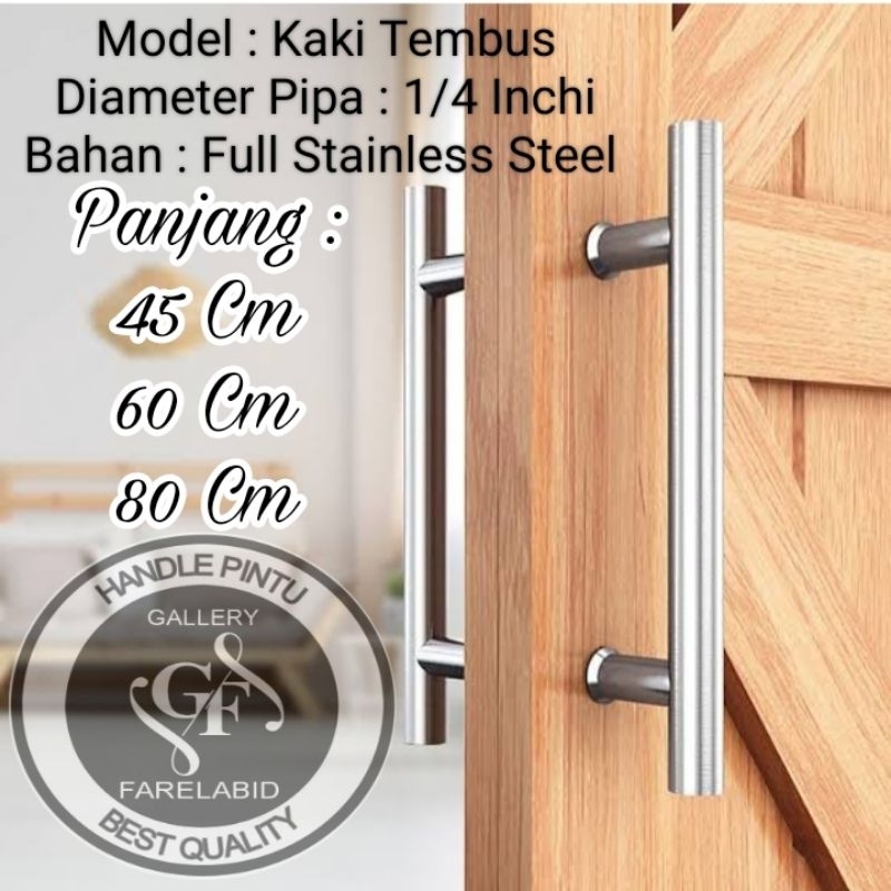 Stainless Steel Glass Door Handle 80 Cm House Door Handle Translucent ...