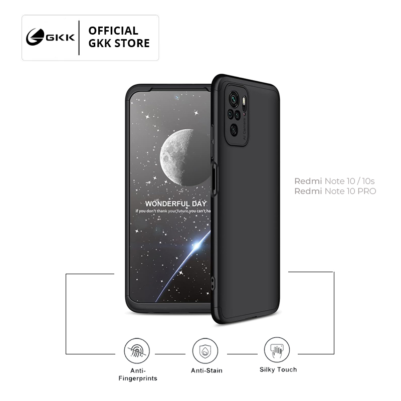 GKK Redmi Note 10 10s 11 PRO 5G Casing Hardcase 360 Bumper Anti-Crack ...