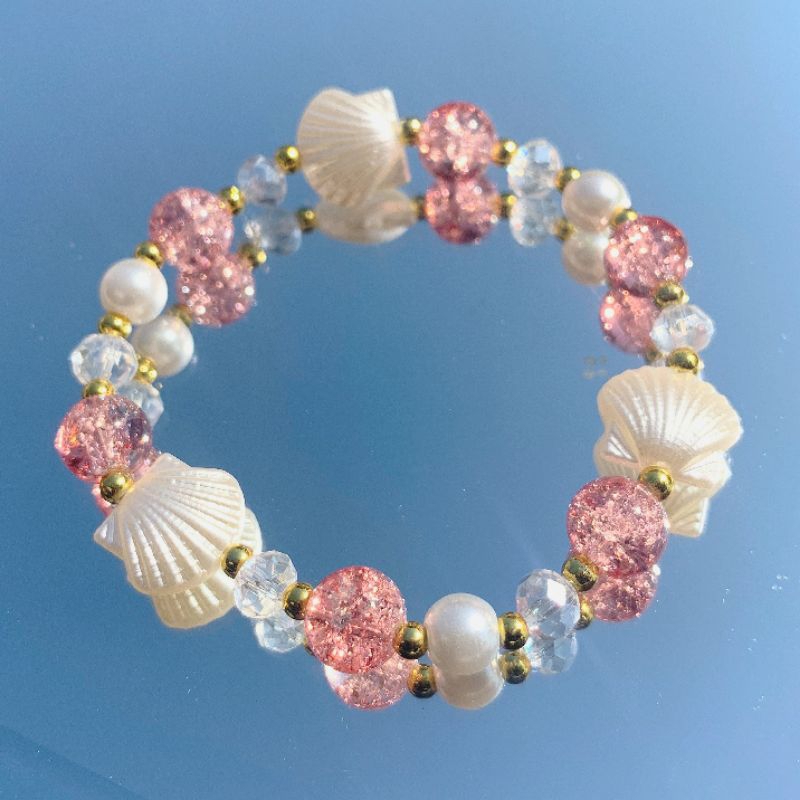 CLAM SHELL AESTHETIC BEAD BRACELET | Shopee Philippines