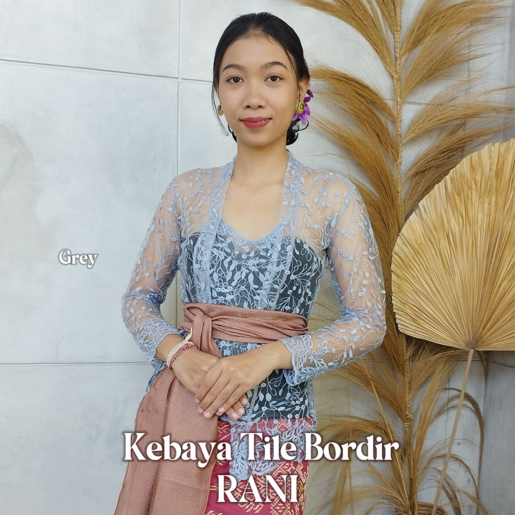 Only Balinese Long Sleeve Root Tile Kebaya for Graduation | Shopee ...