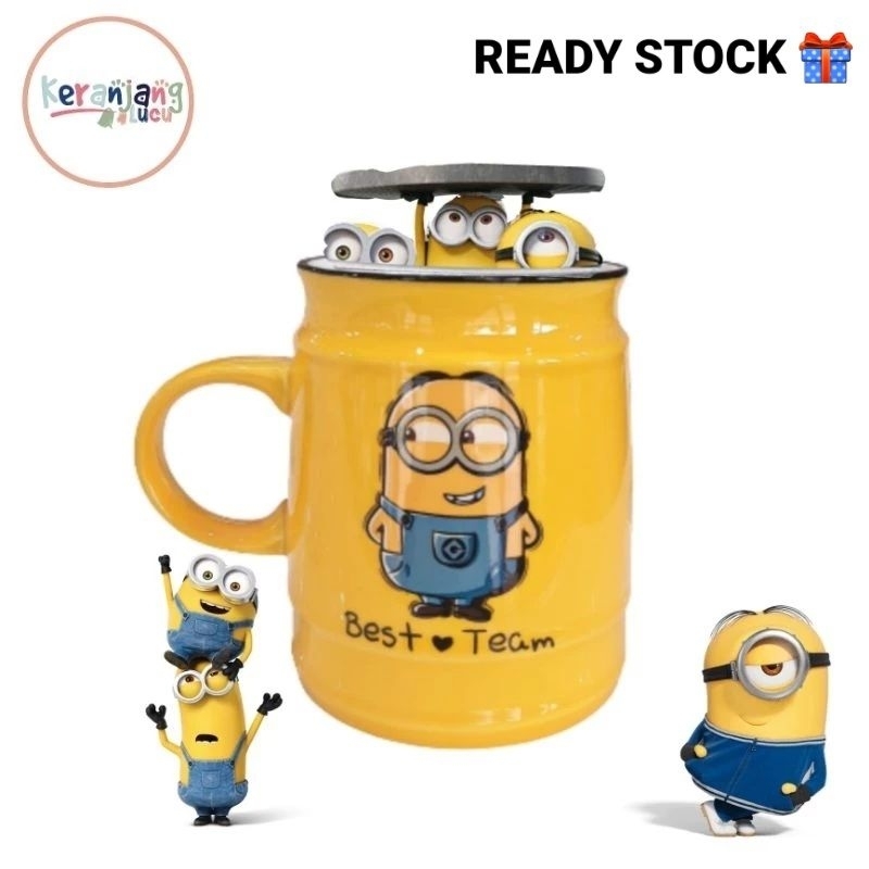 Minion Cute GIFTSET/ Minion Beer Mug/ Minion Merchandise/Special Gift ...