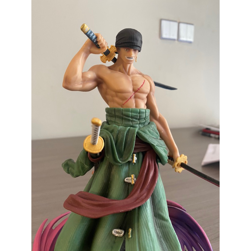 Figure Zoro 26CM One Piece Display Roronoa Zoro OVC Wano kingdom ...