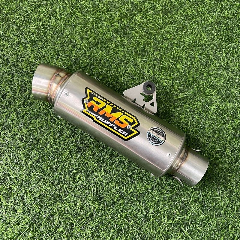 Original rms muffler exhaust with cp3 competition, full inlet 50mm nest ...