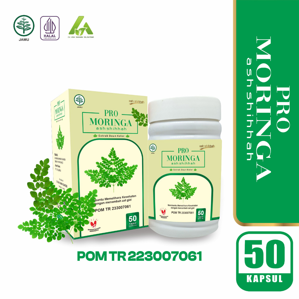 Moringa Leaf Extract Capsules PRO MORINGA/PROMORINGA Original Ash ...