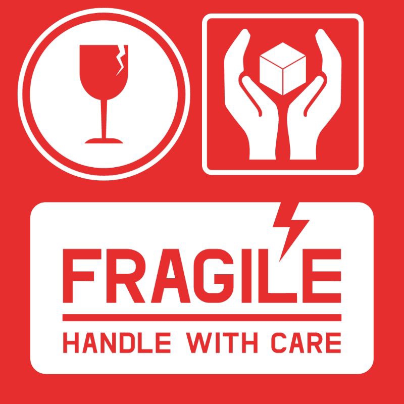Fragile STICKER / HANDLE STICKER WITH CARE | Shopee Philippines