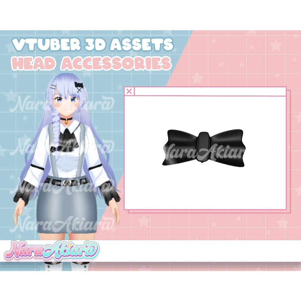 Ready-to-Use Head Accessories for 3D Vroid Characters, Latest Virtual ...