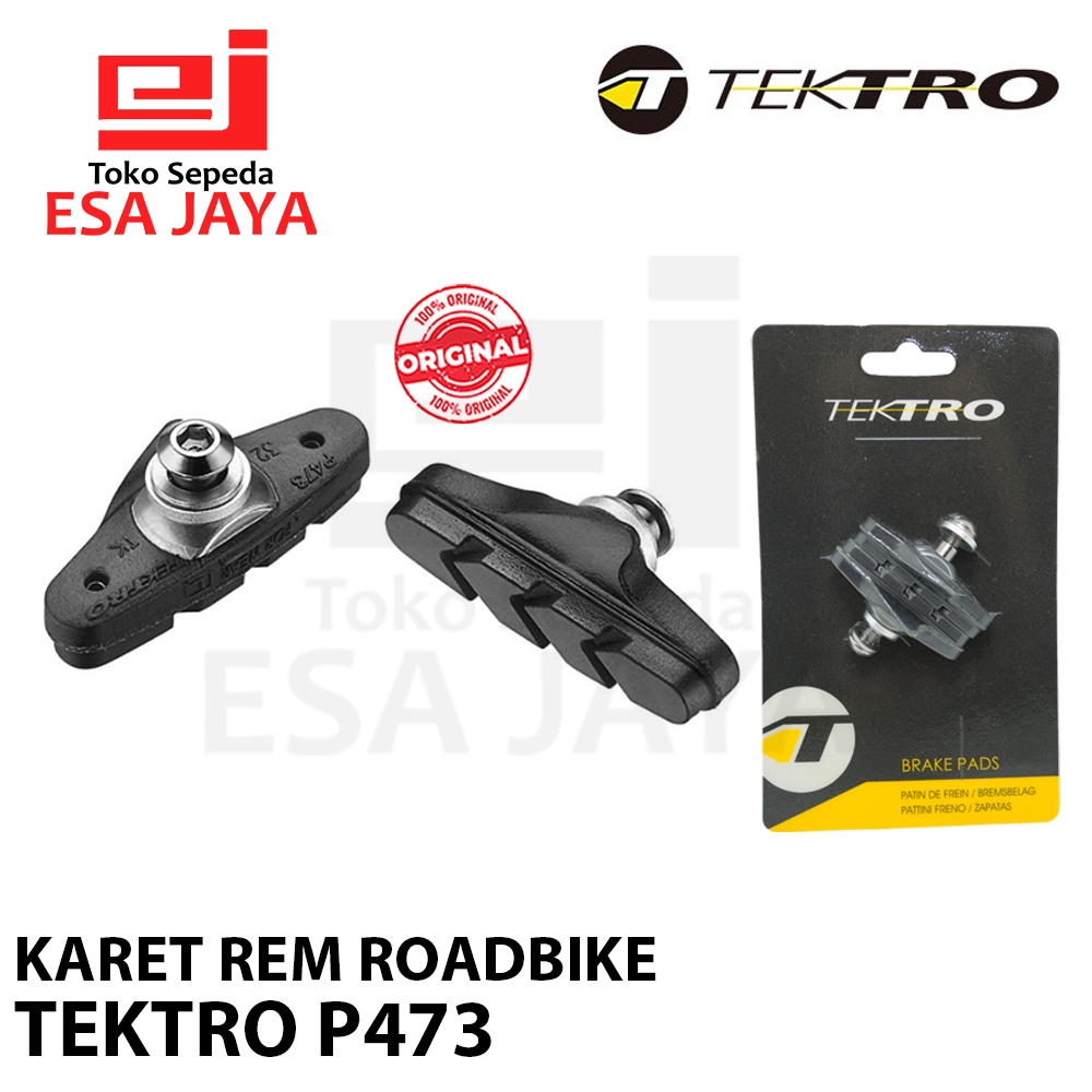 Tektro Brake Rubber P473 Roadbike Brake Pads P 473 | Shopee Philippines