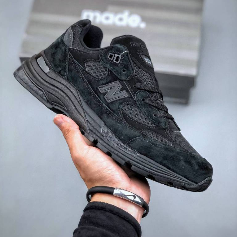 New BALANCE 992 TRIPLE BLACK M992EA ORIGINAL SEPATU | Shopee Philippines