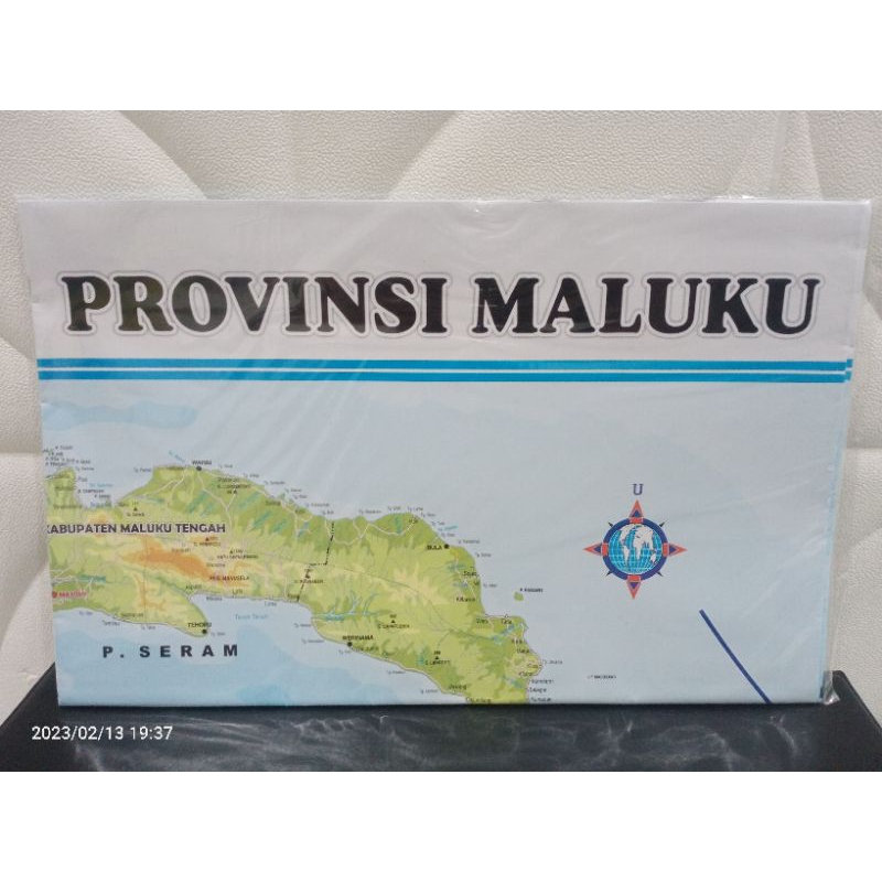 Folding Map of Maluku Province | Shopee Philippines