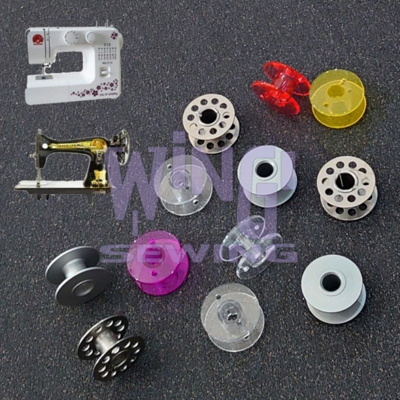 MESIN TRADITIONAL PORTABLE Spool Bobbin Bobbin Sewing Machine | Shopee ...