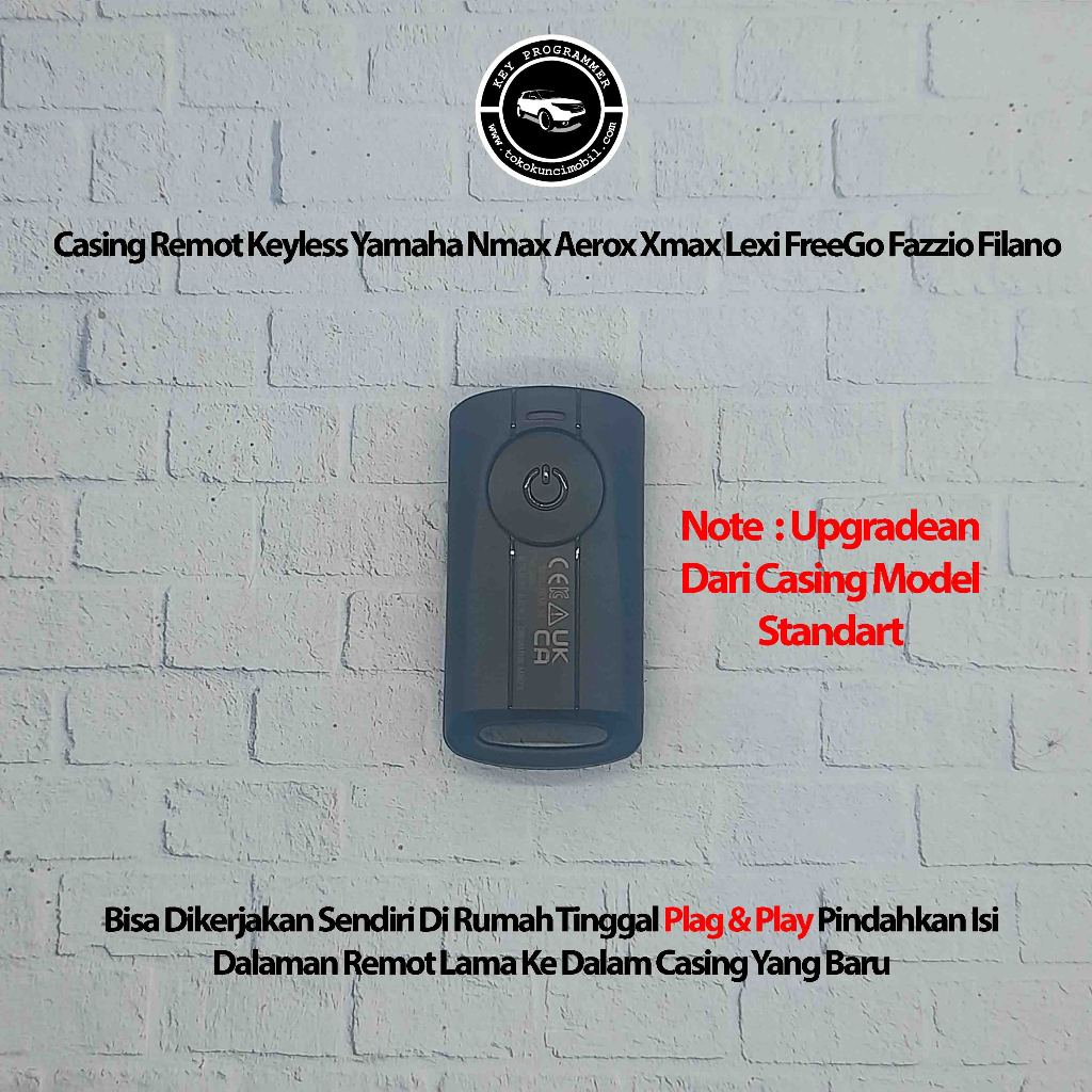 Casing Keyless Yamaha Nmax Xmax Aerox Lexi FreeGo Fazzio Filano ...