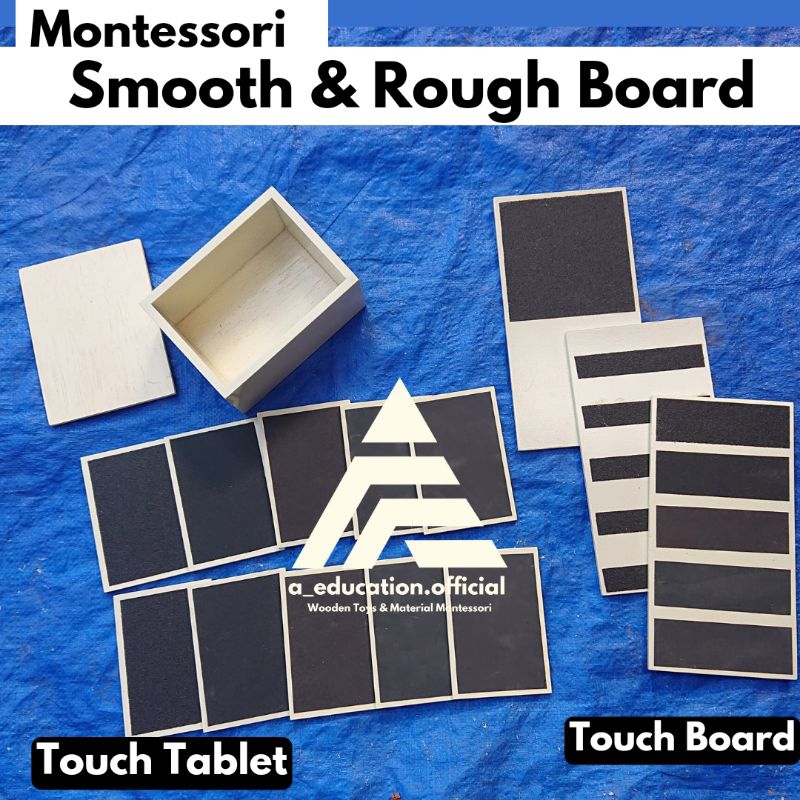 Montessori Smooth and Rough Board Montessori touch tablets | Shopee ...