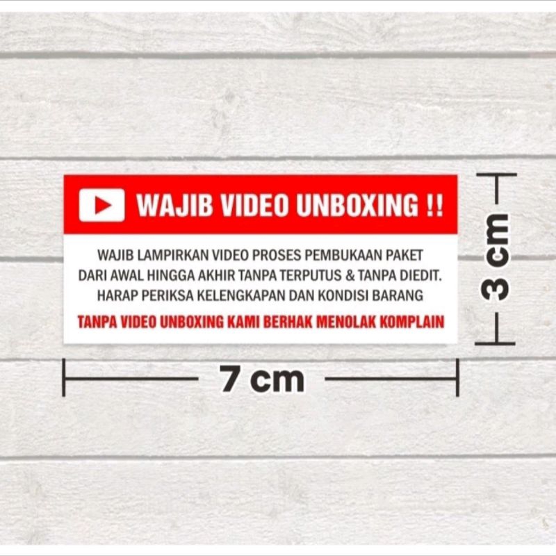 MANDATORY UNBOXING ROLL STICKER CONTAINS 500 PCS FRAGILE VIDEO | Shopee ...