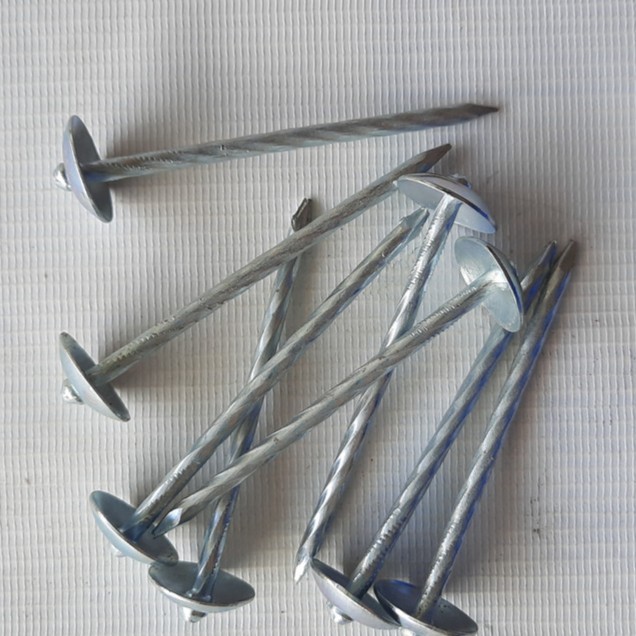 Zinc Nails 7 cm / Asbestos Nails / Umbrella Nails 7 cm 1/2 kg (500 ...