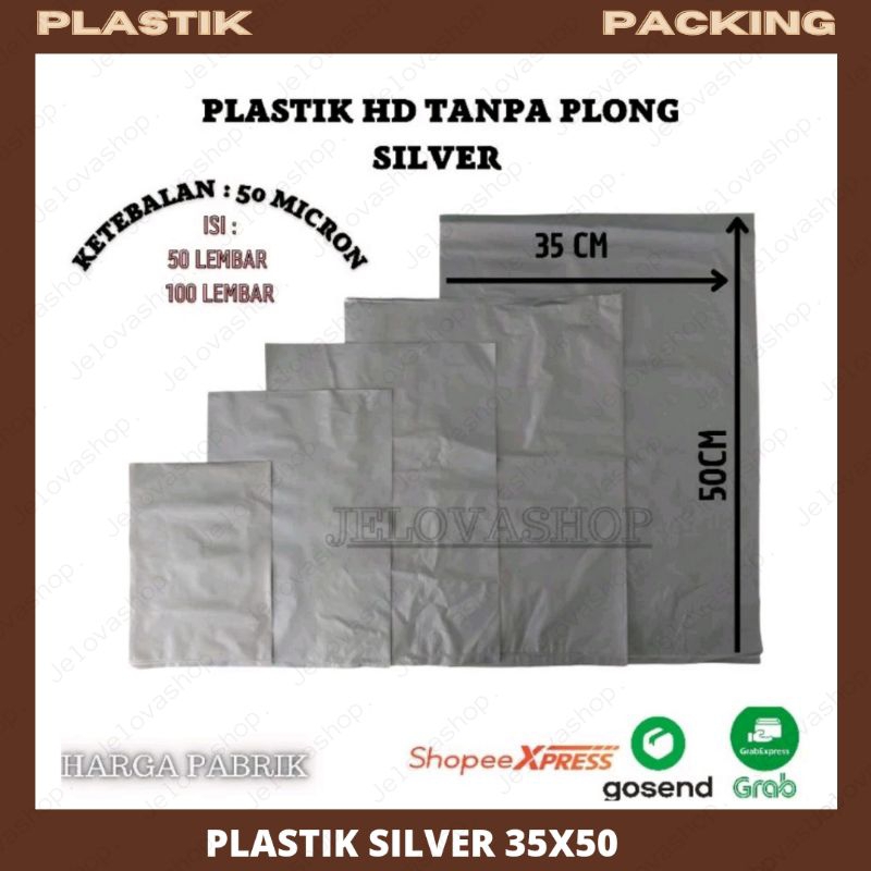 Plastic PACKING/HD PLASTIC 50MICRON THICK (35x50) | Shopee Philippines