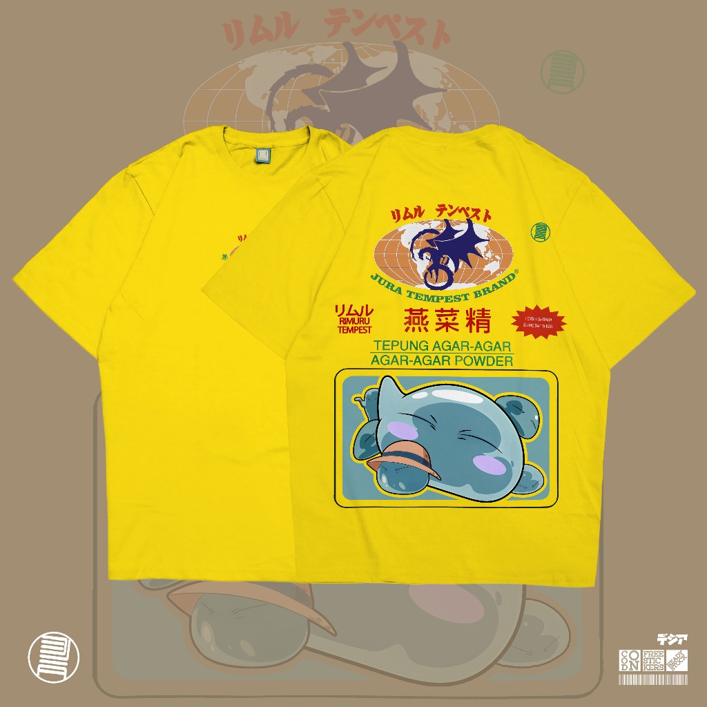 T-shirt Slime Agar Agar Meme Rimuru Tempest Tensei Shitara Slime Datta ...