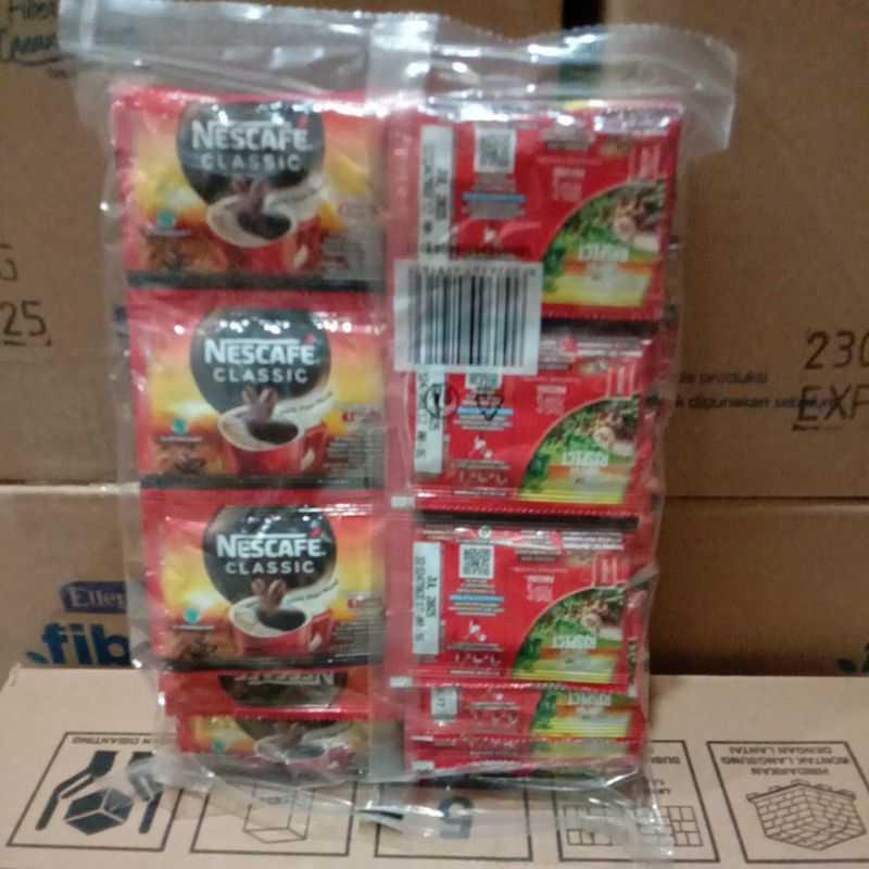 Nescafe classic Coffee 1 pack Contains 66 Sachets @ 2 Grams | Shopee ...