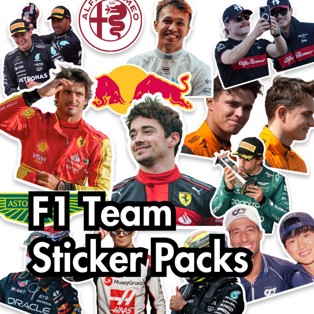 F1 Sticker Pack Formula 1 - 2023 Team Drivers Edition [Downforce Studio ...
