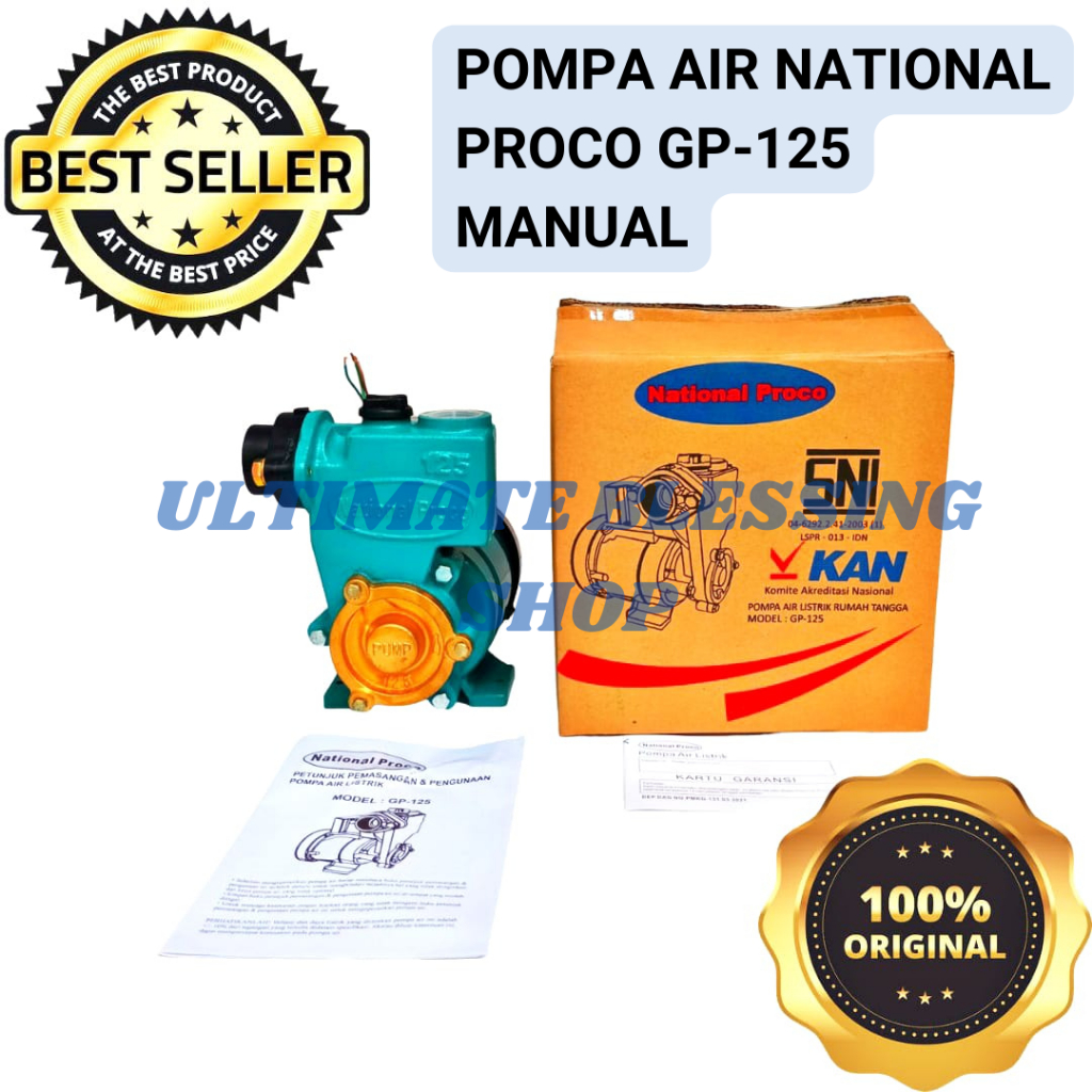 Water Pump National Proco GP 125 GP125 125W Shallow Well Original ...