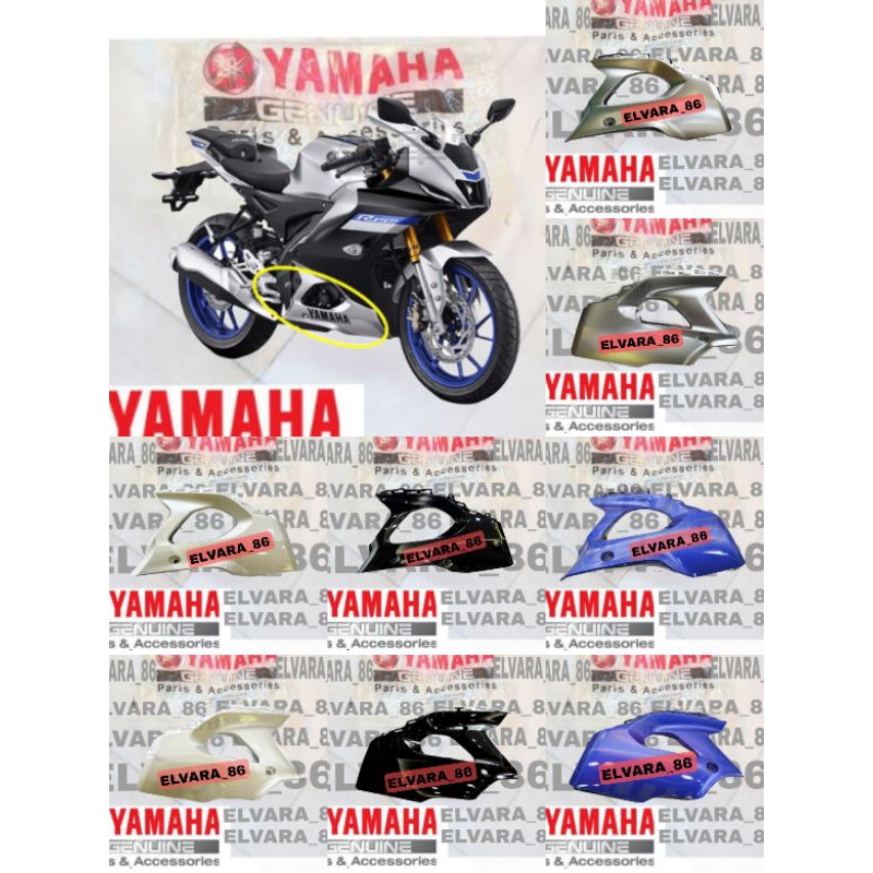 Original Yamaha R15 V4 R15M lower right and left fairing under Cover ...