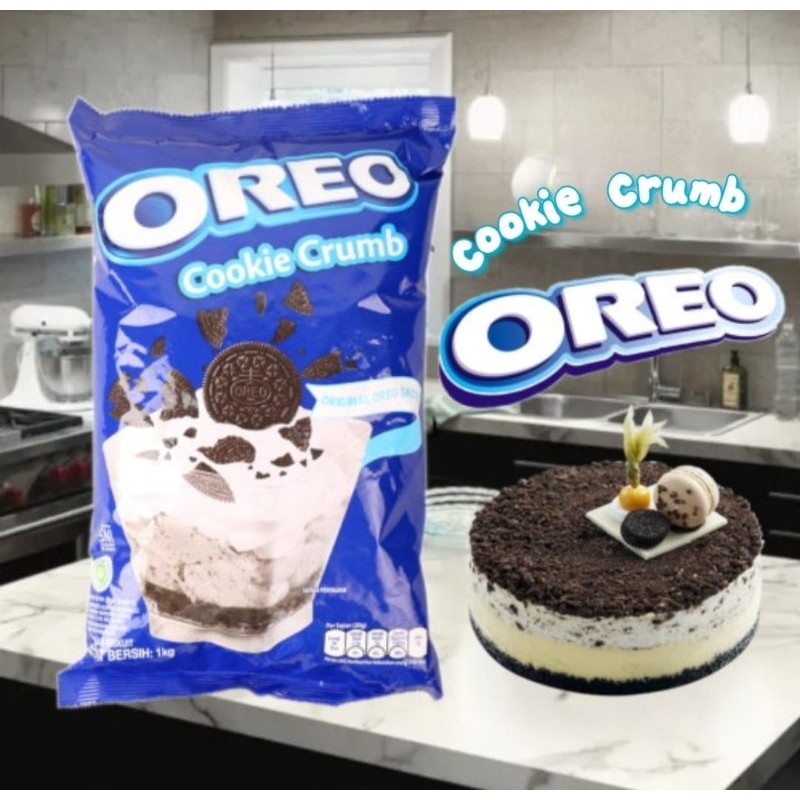 Oreo Cookie Crumb 1kg without cream suitable for topping cakes, ice ...