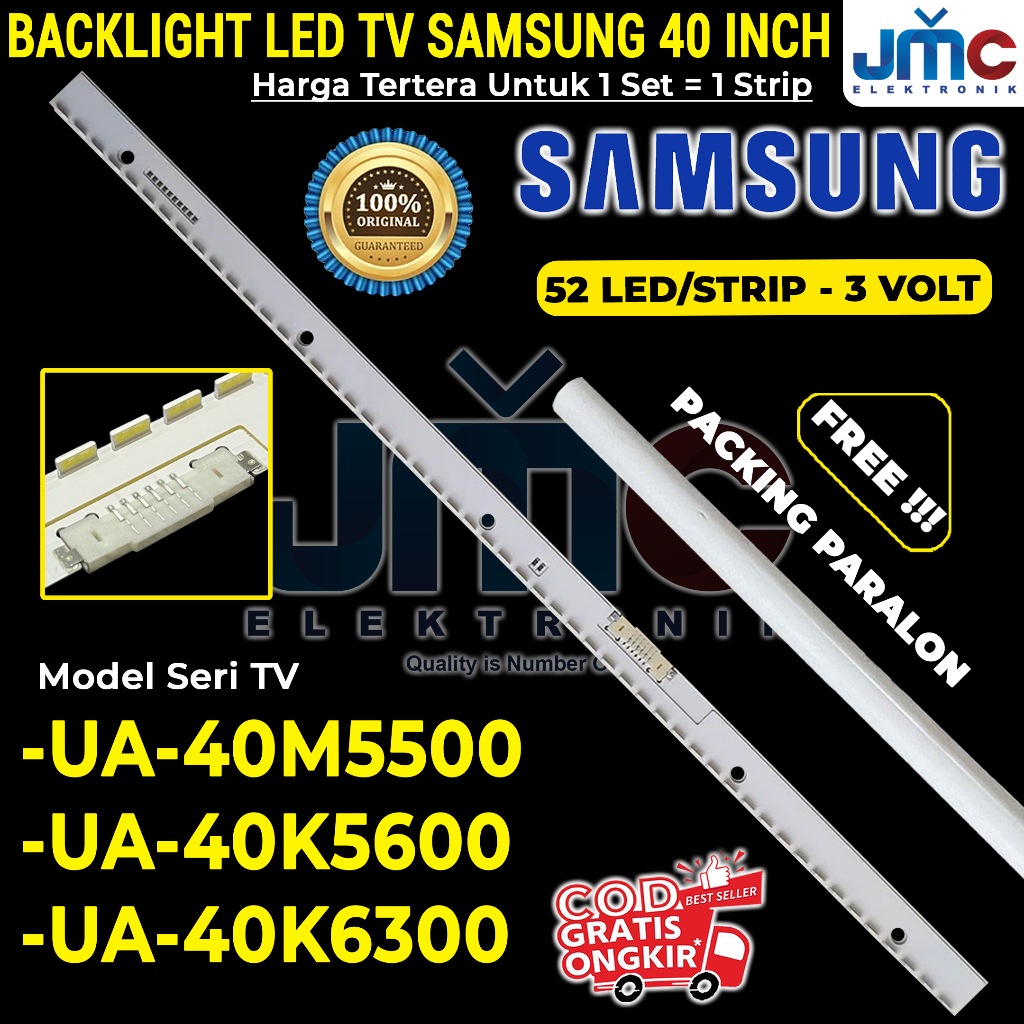 SAMSUNG TV Backlight 40 Inch UA40M5500 UA40K5600 UA40K6300 | Shopee ...
