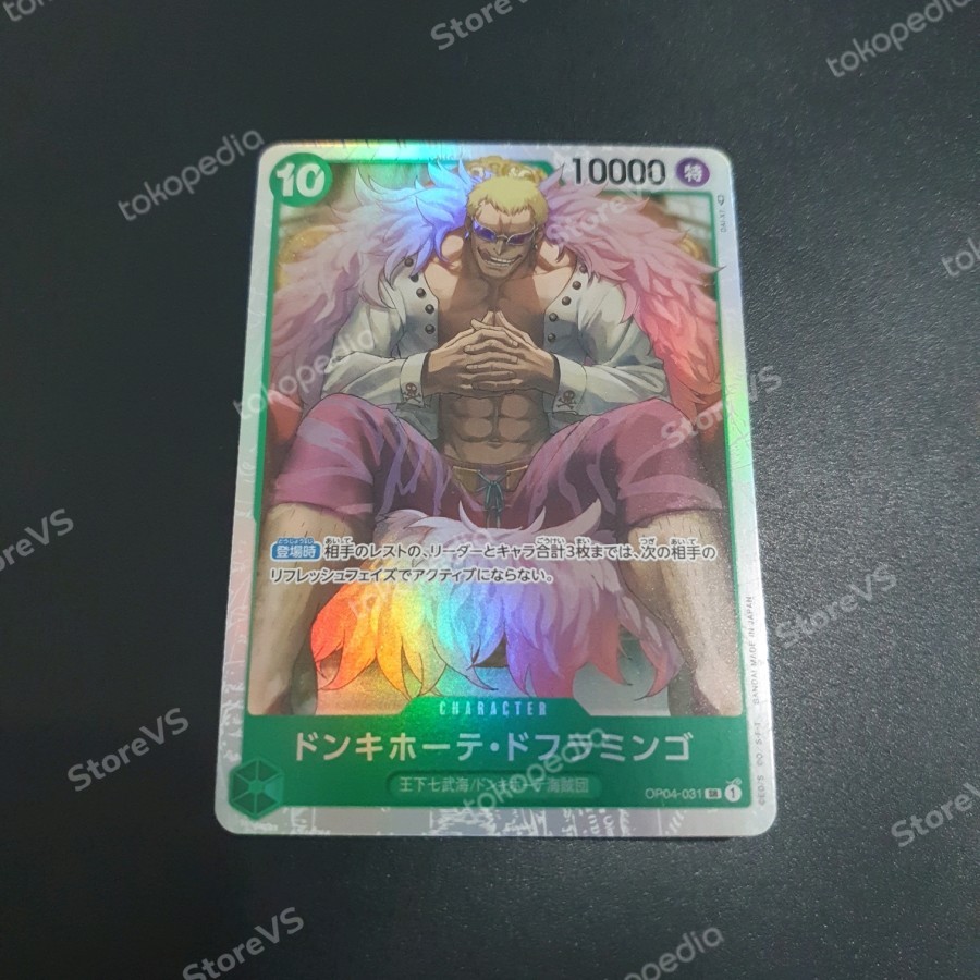 2pc Donquixote Doflamingo Sr Op04-031 - Tcg One Piece Card Game Op04 | Shopee Philippines