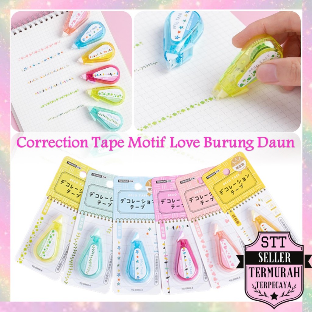 STT Deco Tape Stamp Roller Stamp TG-D866 5mm | Shopee Philippines