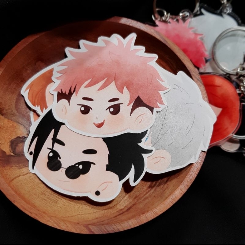 Jujutsu STICKER PACK (GOJO, GETO, SHOKO, YUUJI, MEGUMI, NOBARA ...