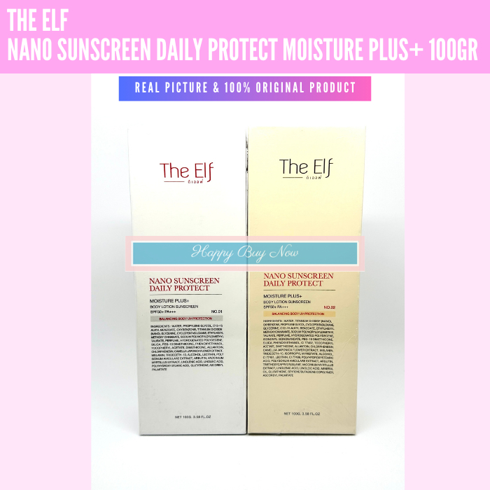 The ELF NANO SUNSCREEN DAILY PROTECT MOISTURE PLUS+ BODY LOTION ...
