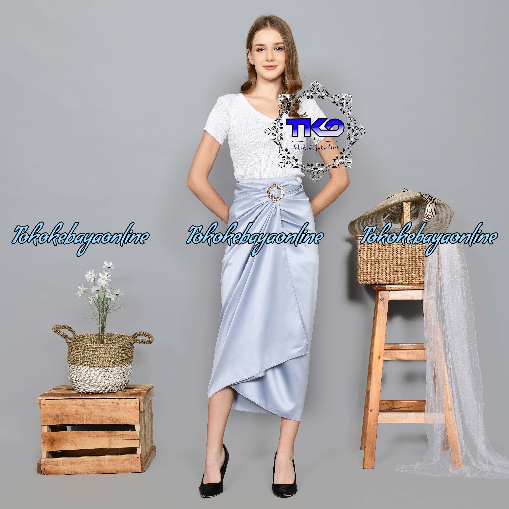 Plain SATIN VELVET Wrap Skirt/Plain Wrap Skirt | Shopee Philippines