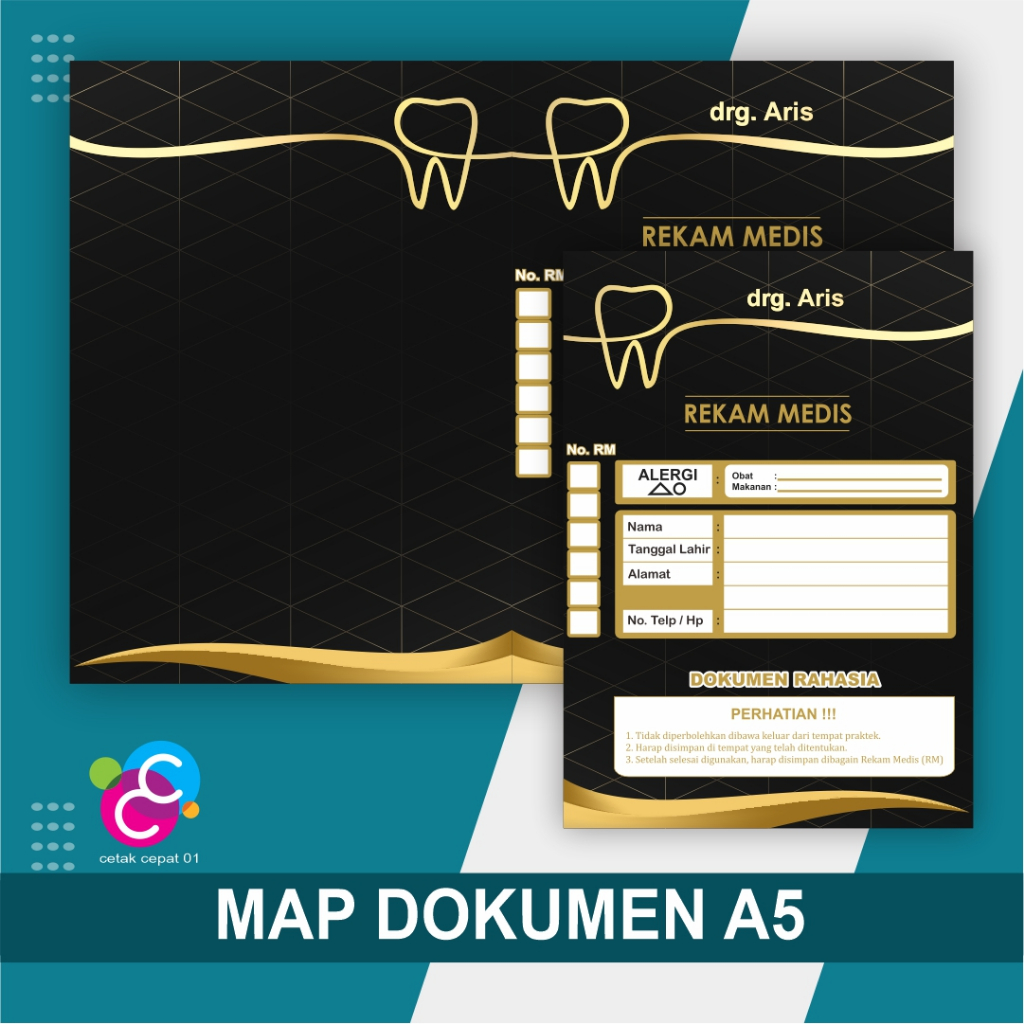 Custom Secret Document MAP, Patient Medical Record MAP, Proportional ...
