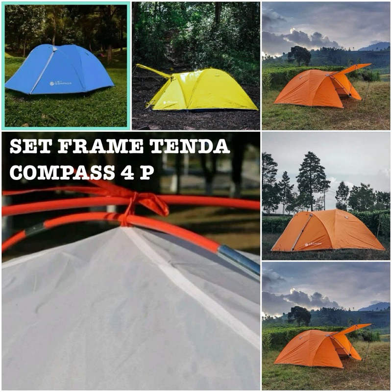 TENDA Compass 4p camping tent frame Set tent frame tent frame tent ...