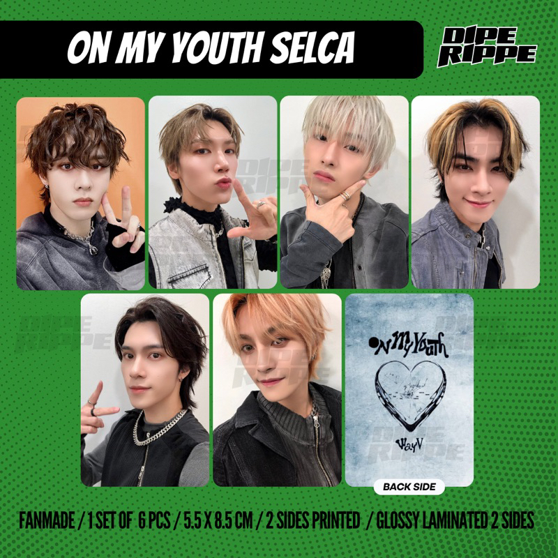 NCT - [1 SET CONTAINS 5 PCS] WAYV ON MY YOUTH SELCA KUN WINWIN HENDERY ...
