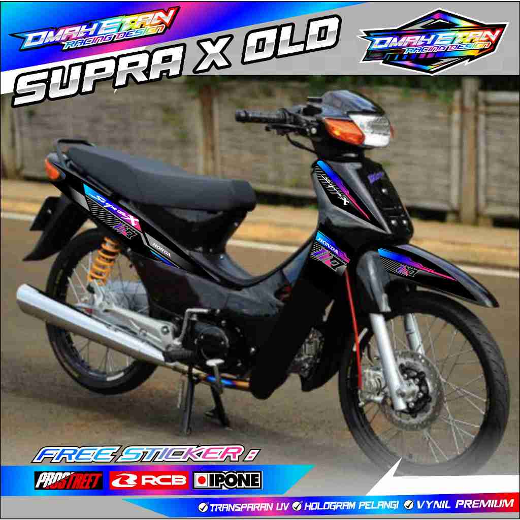Striping Variation HONDA SUPRA X OLD/Sticker LIST Motorcycle HONDA ...