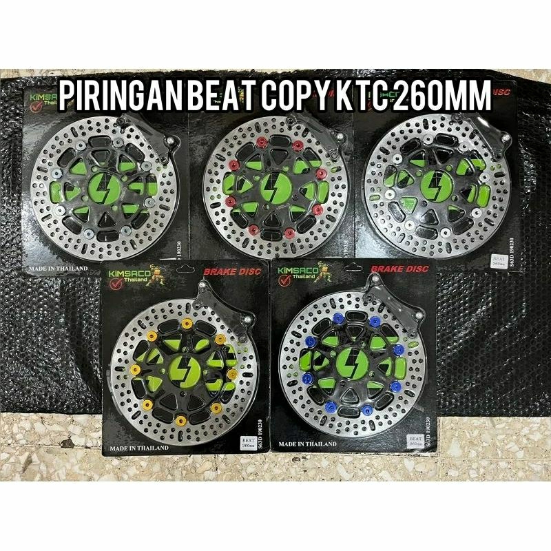 Kimsaco KTC Disc Disc 260mm 4 Holes Plus Breket Beat All Vario 125 ...