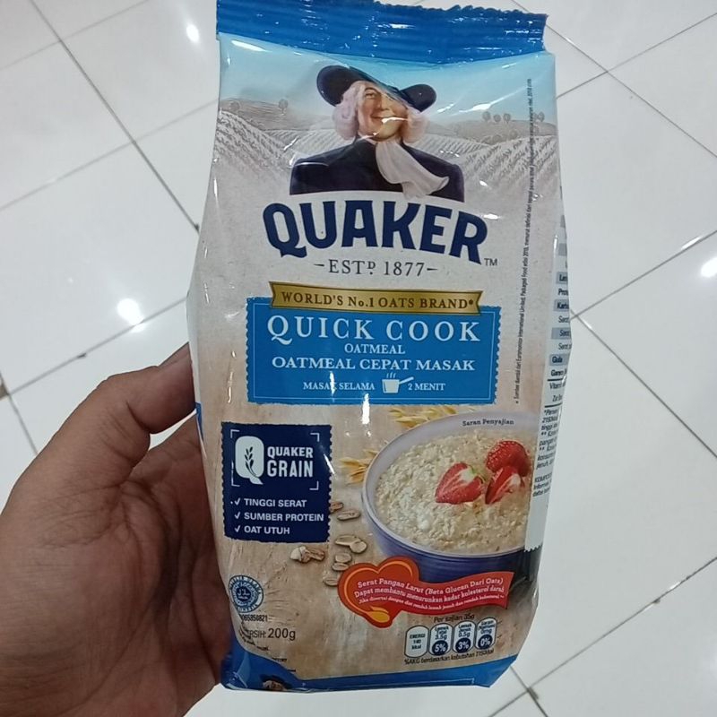 Mahbubah - Quaker 200g Instant Blue Oatmeal | Shopee Philippines
