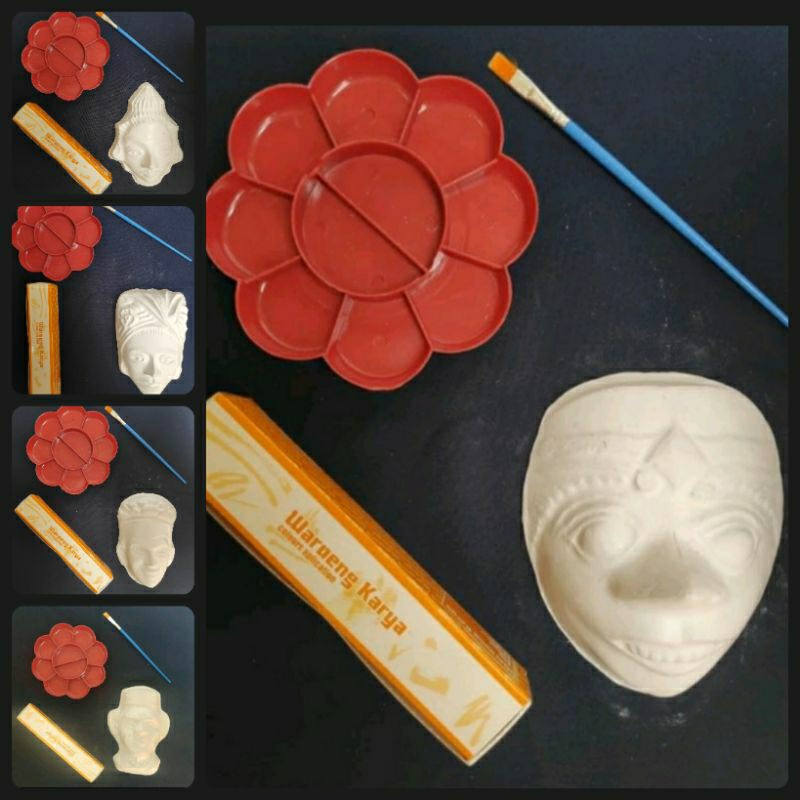 Finished gypsum statue, finished gypsum mask | Educational crafts for ...