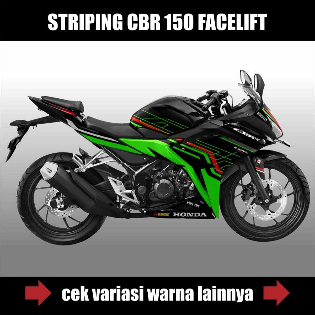 Cbr 150 FACELIFT MOTORCYCLE STRIPING LIVERY 400 CUSTOM GRAPHICS / HONDA ...