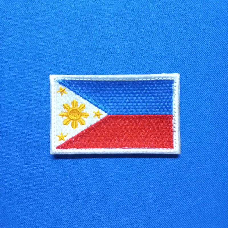 Philippines flag embroidered Patch | Flag of Philippines | Shopee Philippines