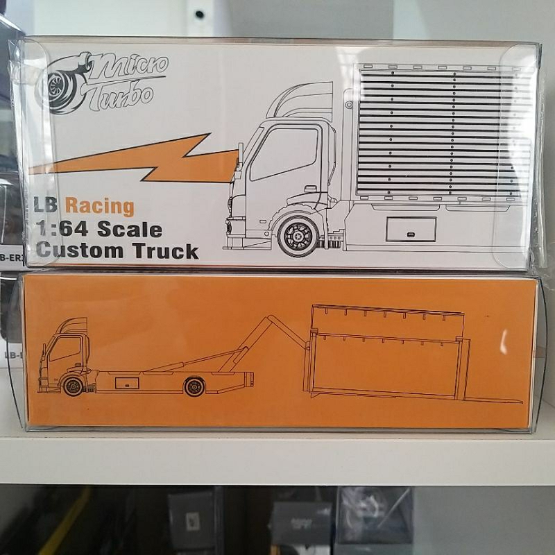 Micro Turbo Hino LB Racing Custom Truck Transporter LBWK Lightning ...