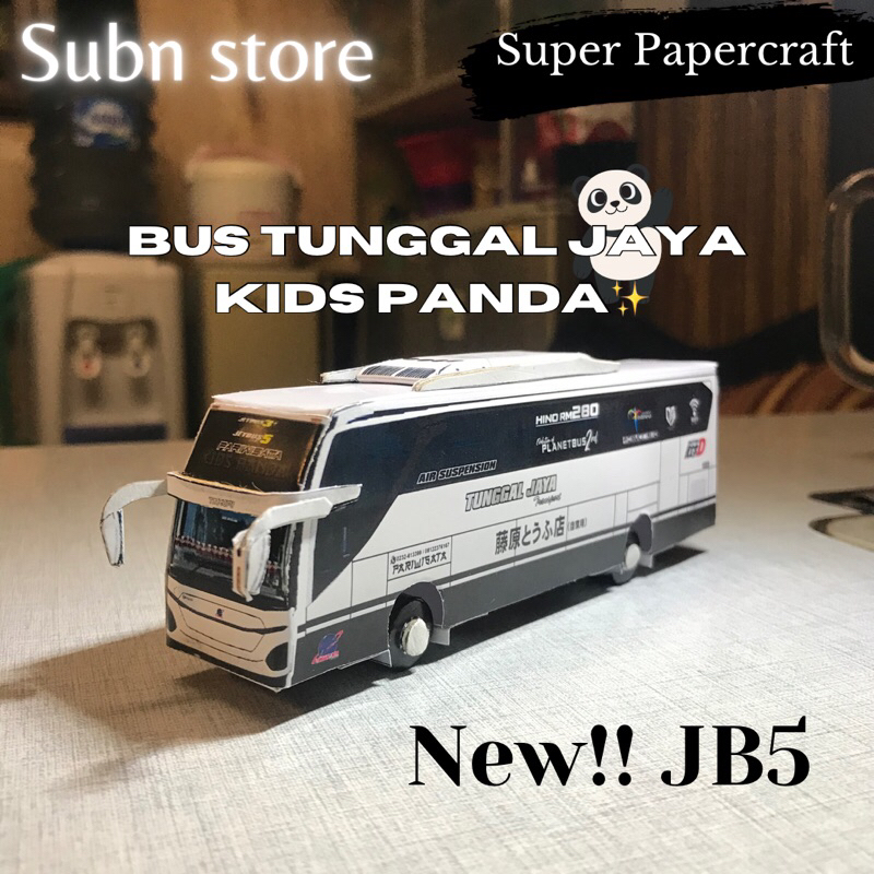 Papercraft bus tunggal jaya kids panda New Buttonscarves 5 JB5 ...