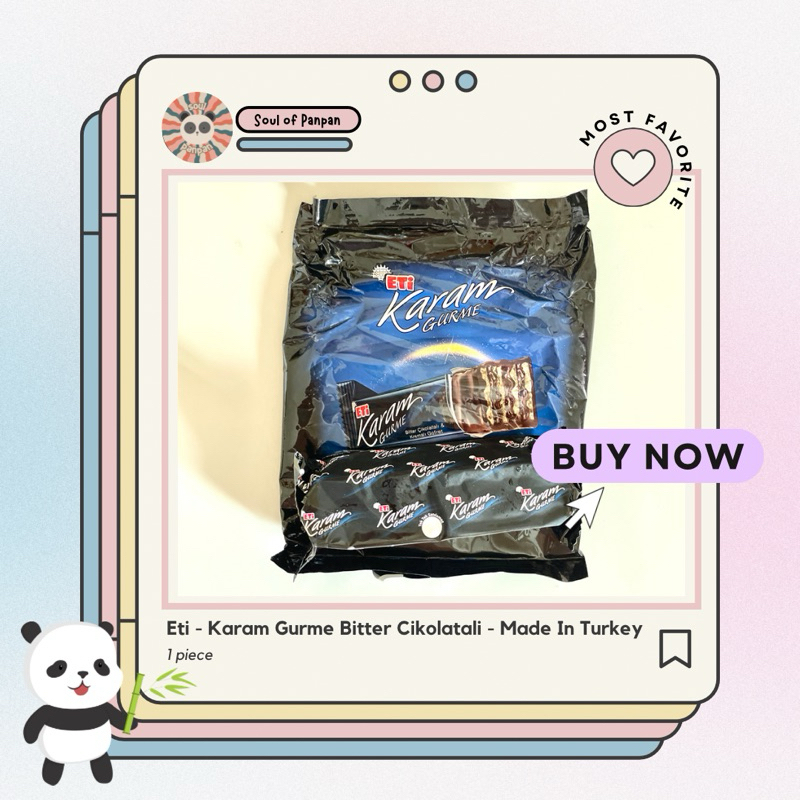 Eti Karam Gurme Wafer Bitter Cikolata Chocolate Chocolate - Made in ...