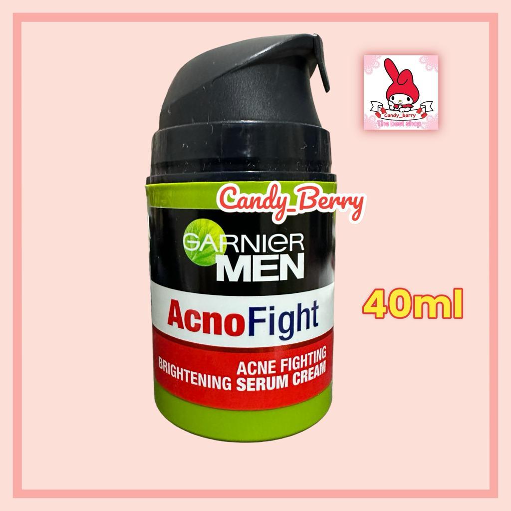 Garnier MEN Acno Fight Acne Fighting Brightening Serum Cream 40ml 40 ml ...