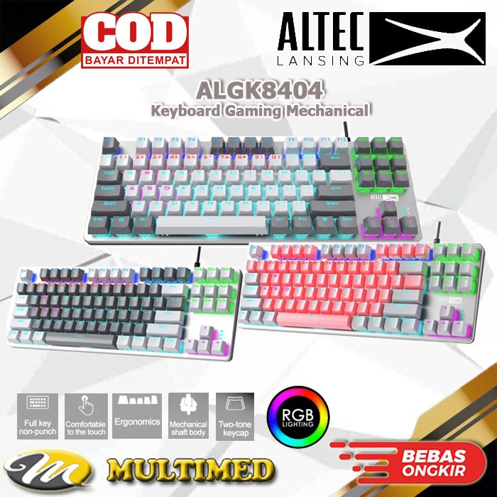 Altec Lansing ALGK8404 RGB Mechanical Gaming Keyboard | Shopee Philippines