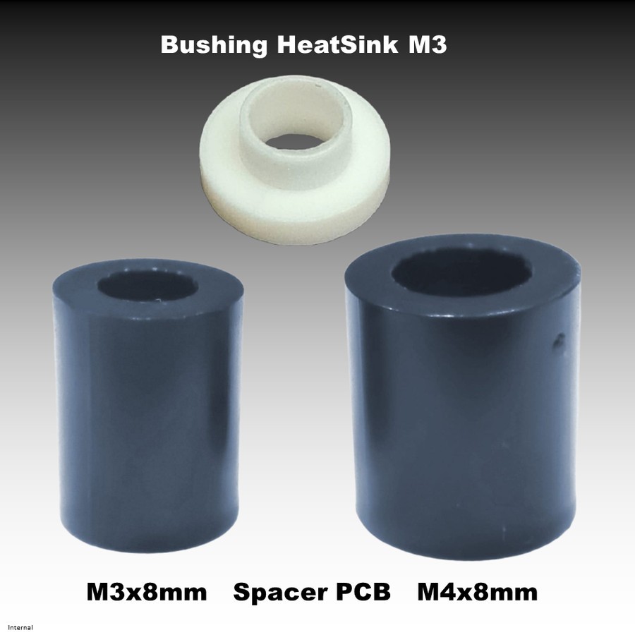 PCB Nylon Spacer / Plastic HeatSink Mosfet Speser Insulator Ring ...