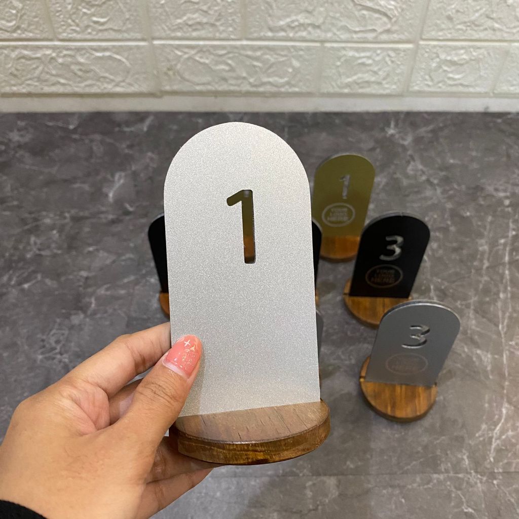 Dome Model Table Numbers Cafe, Coffee Shop, Restaurant Table Markers ...