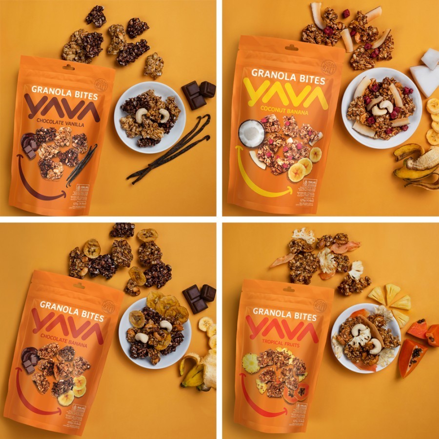 YAVA Healthy Snack Granola Bites 125 grams Granola | Shopee Philippines